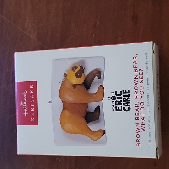 Hallmark | Holiday | Hallmark Keepsake Eric Carle Brown Bear Ornament ...